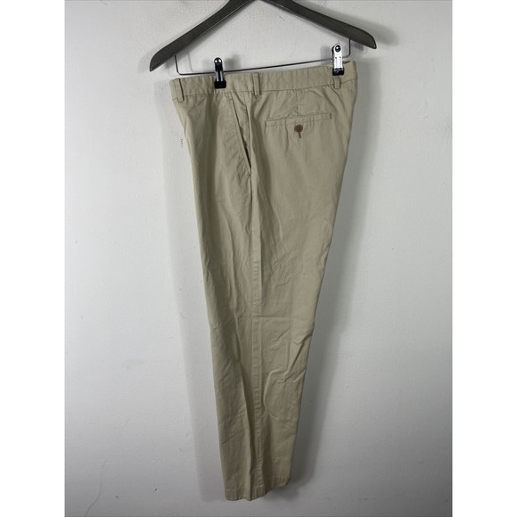 Polo Ralph Lauren | Pants | Polo Ralph Lauren Mens Flat Front Khaki Pants Beige Made In Italy ...